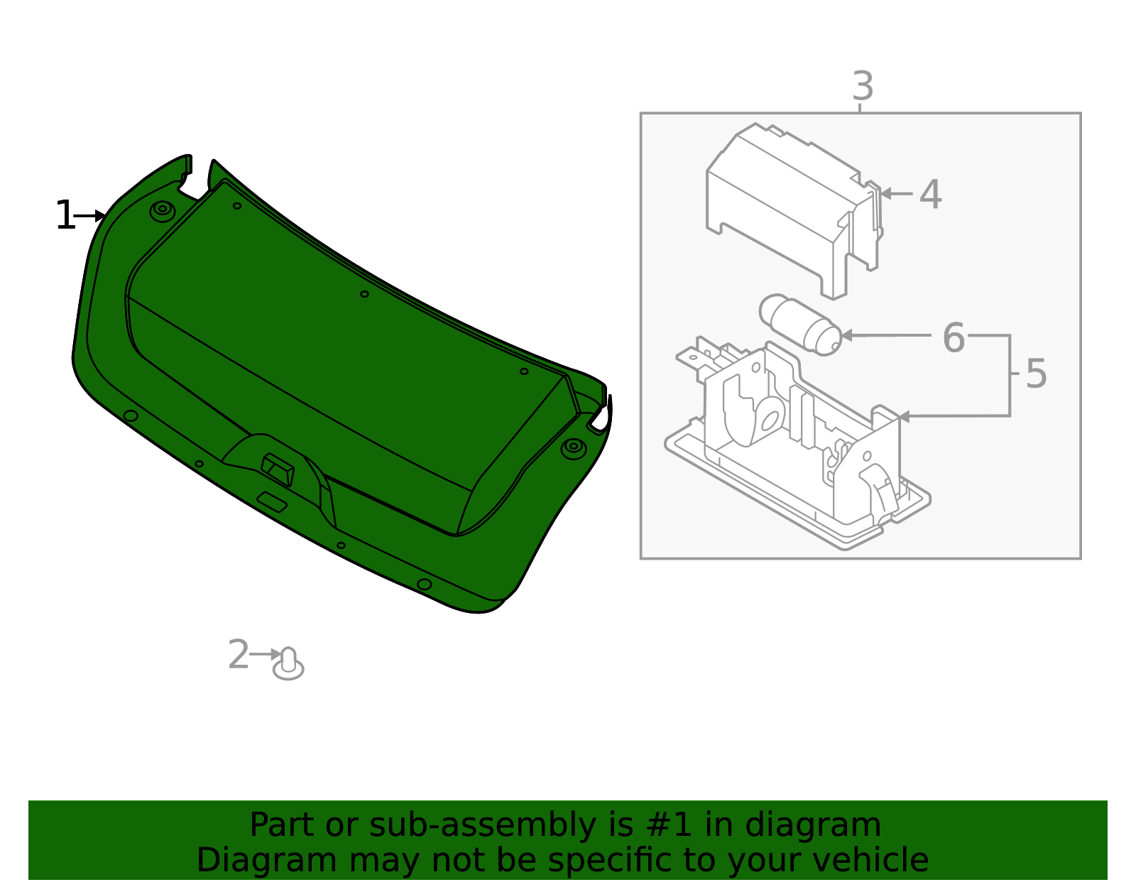 81051-L3000 - Trunk Lid Trim 2021-2024 Kia K5 | Kia.Parts Store