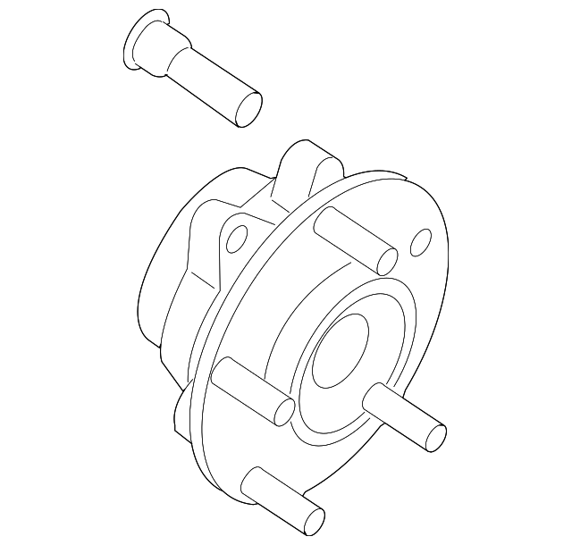 40202-9TG0A - Hub & Bearing 2014-2022 Nissan | Nissan Parts ...
