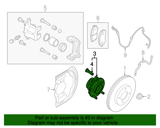 2014-2022 Nissan Hub & Bearing 40202-9TG0A | OEM Parts Online