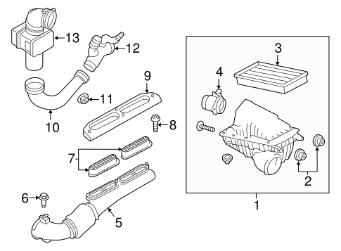 Air Intake for 2017 Land Rover Range Rover Sport | Jaguar Land Rover Cary