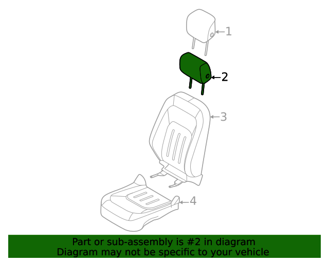 2020 Land Rover Headrest LR130656 | OEM Parts Online
