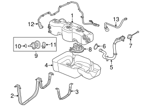 2014-2019 Mopar Fuel Pump 68438682AA | TascaParts.com