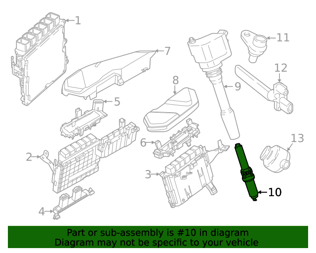 12-12-0-054-451 - Spark plug, High Power 2018-2024 BMW | AutoNation Parts