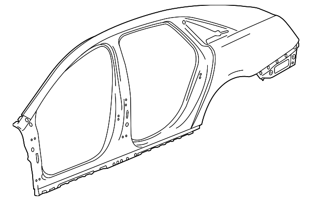 2013-2019 Cadillac XTS Body Side Passenger Side Outer Panel 84507231 GM ...