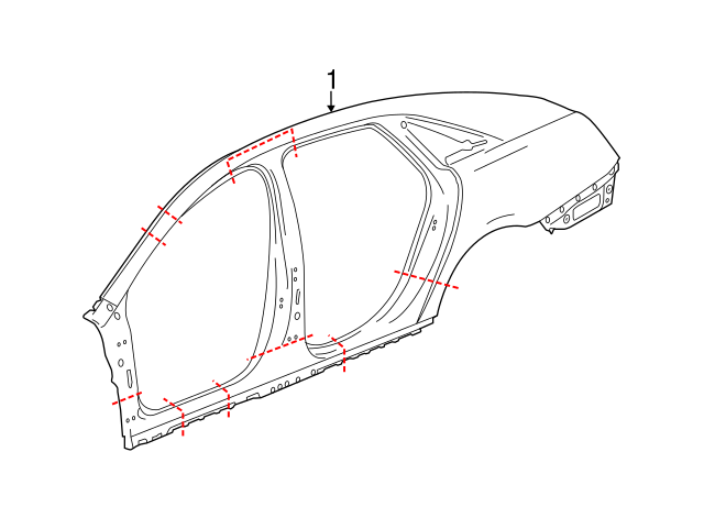 2013-2019 Cadillac XTS Uniside Assembly 84507230 | GMPartsDirect.com