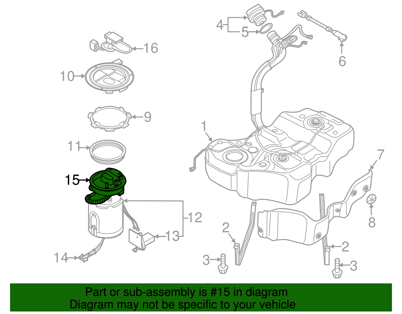2006-2017 Volkswagen Fuel Filter 3C0-919-679-A | OEM Parts Online