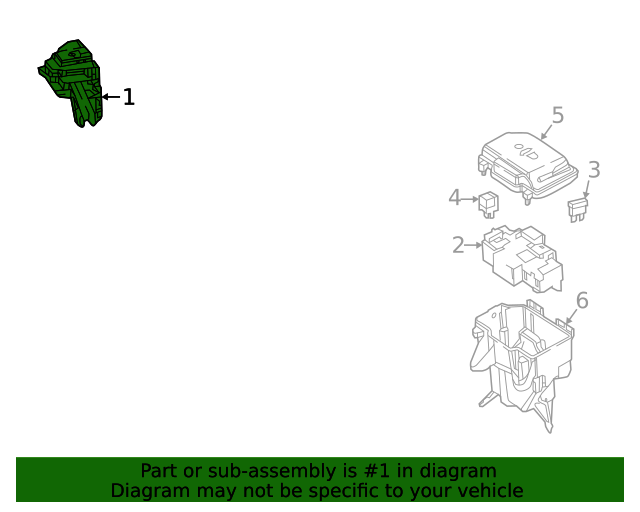 2016-2020 Mercedes-Benz Fuse Box 2135404578 | Mercedes-Benz Parts