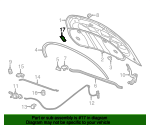 2011-2019 GM Hood Prop Rod Retainer 13187423 GM | GMPartsDirect.com
