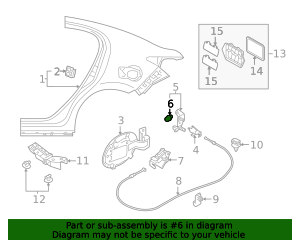 90118-WB887 - Latch Support Bumper - 2016-2020 Toyota | OEM Genuine ...
