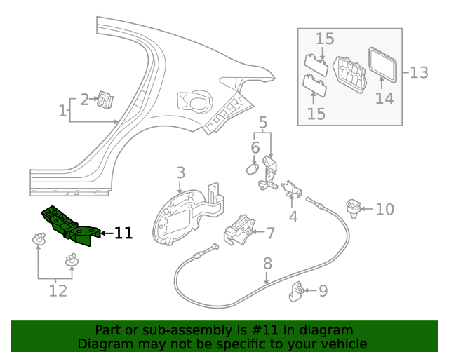 2016-2020 Toyota Deflector 65631-WB001 | Toyota Parts