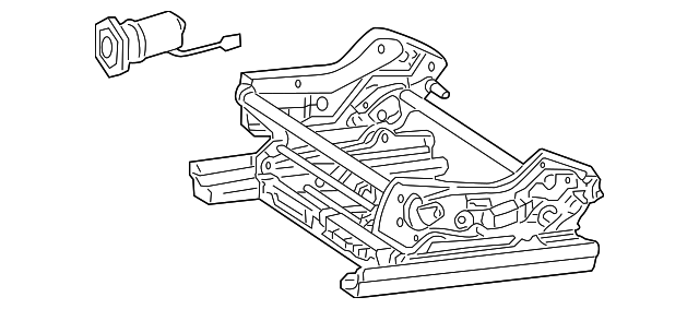 203-910-20-36 - Seat Adjust Assembly - 2002-2009 Mercedes-Benz ...