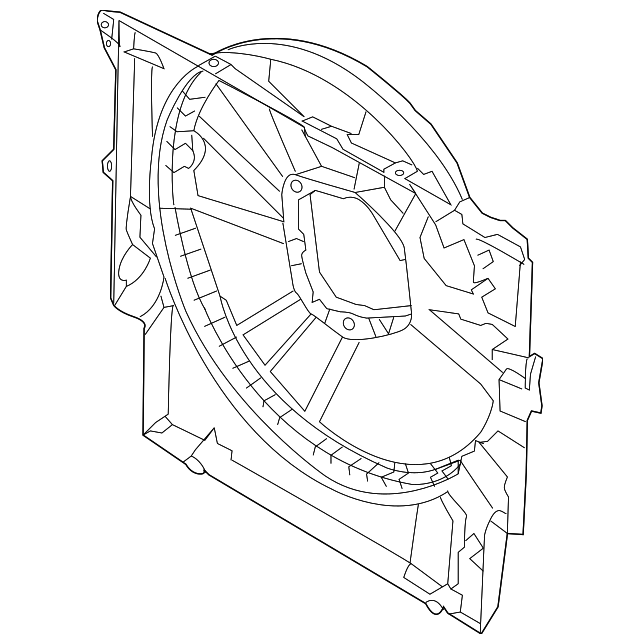 17427953261 - 2013-2020 BMW Fan Shroud (17-42-7-953-261) | BMW of South ...