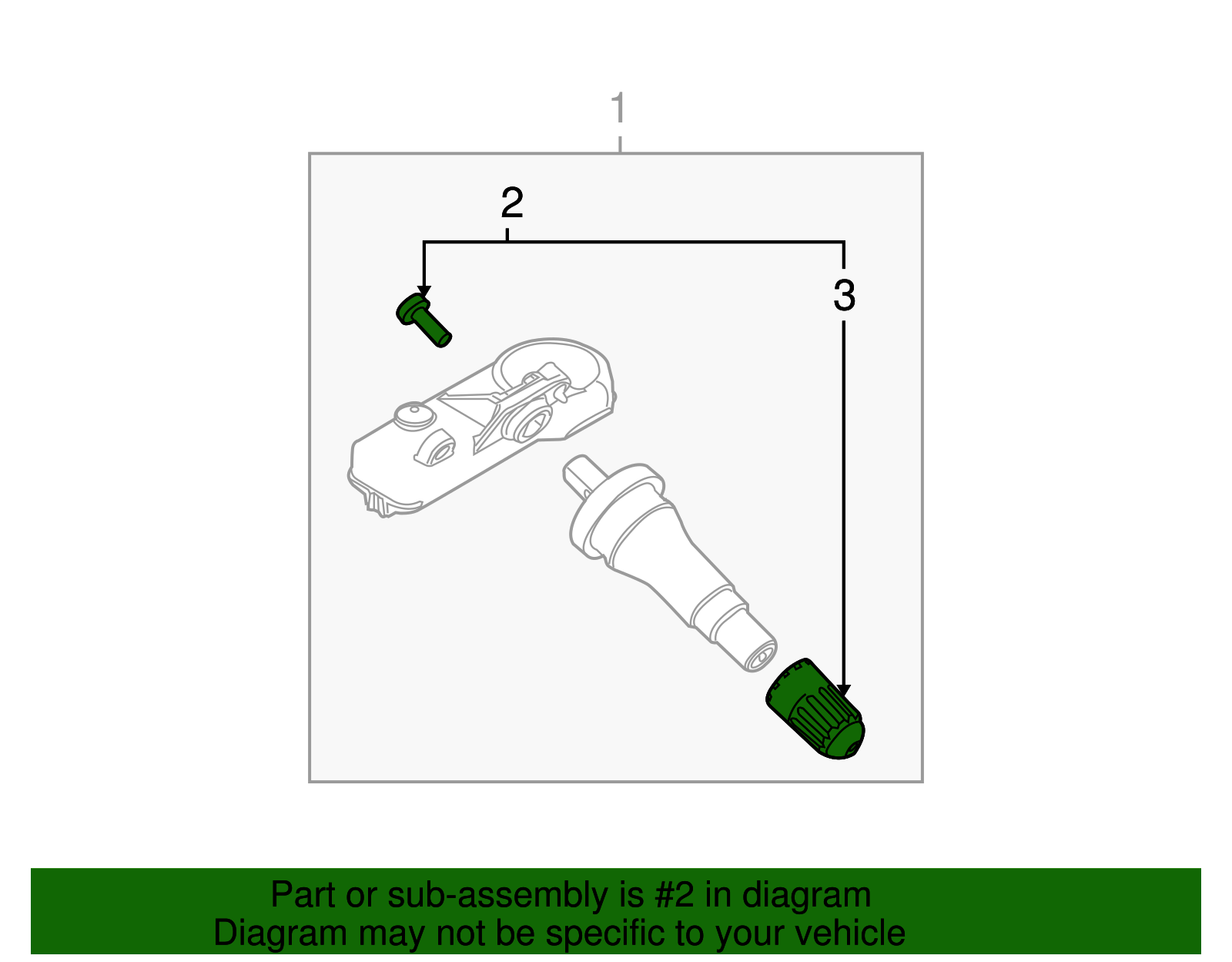 2009 2025 Ford Motorcraft™ Tire Pressure Monitoring System Tpms Sensor Valve Assembly Tpms 105