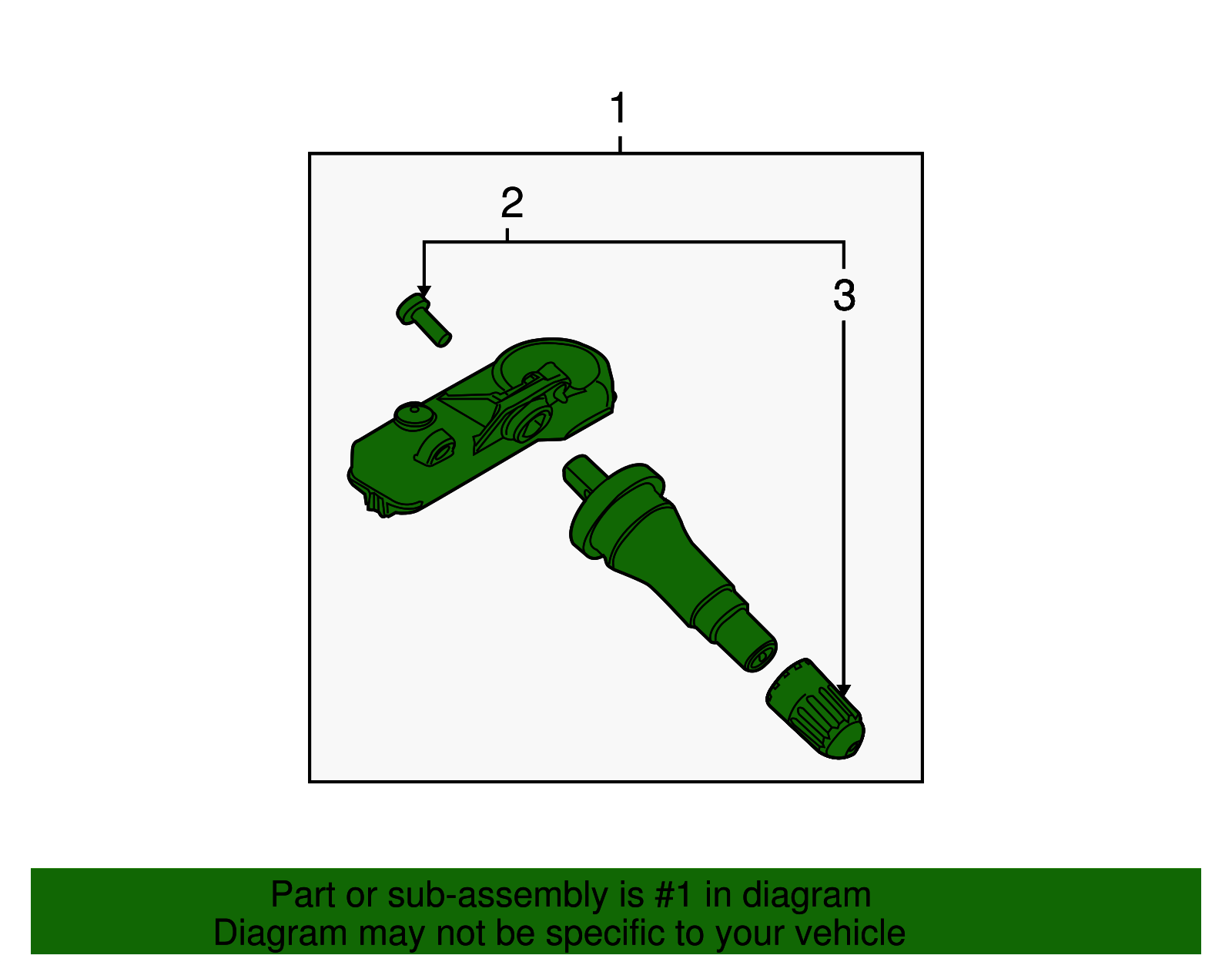 TPMS-12 - Motorcraft™ Tire Pressure Monitoring System (TPMS) Sensor ...