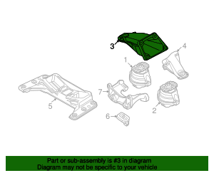 Genuine BMW 22-11-6-769-030 | Engine Support | FREE Shipping on Most ...