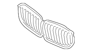 51137454887 - 2019-2023 BMW X5 Upper Grille (51-13-7-454-887) | BMW of ...