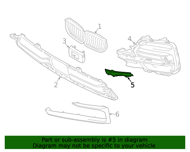 51117468204 - 2019-2023 BMW X5 Outer Cover (51-11-7-468-204) | BMW of ...