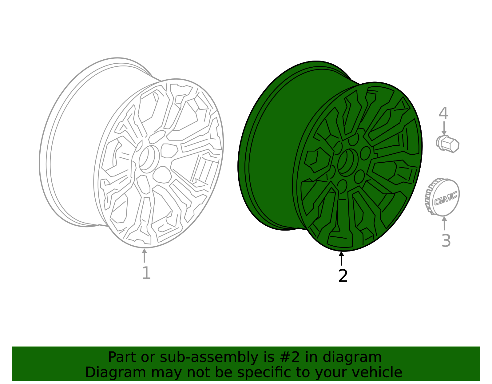 2022-2023 GM Spare Wheel 85117544 | TascaParts.com
