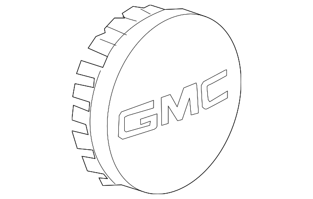 2014-2024 GMC Wheel Cap 20941999 GM | GMPartsDirect.com