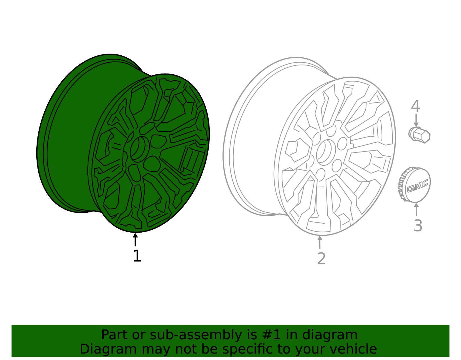 Buy Genuine GM Auto Parts - Wheel (Part # 84570310) | GM Parts Store