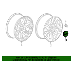 2014-2024 GMC Wheel Cap 20941999 GM | GMPartsDirect.com