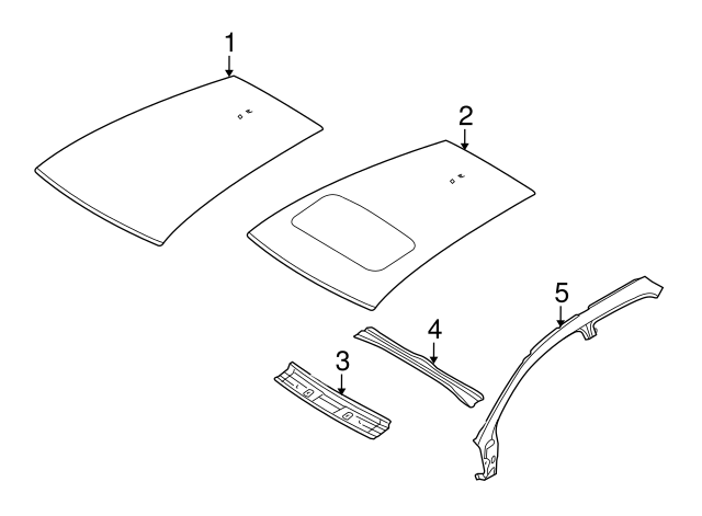 2008-2013 Volvo C30 Roof Rail - Driver's Side (LH) 31290958 ...