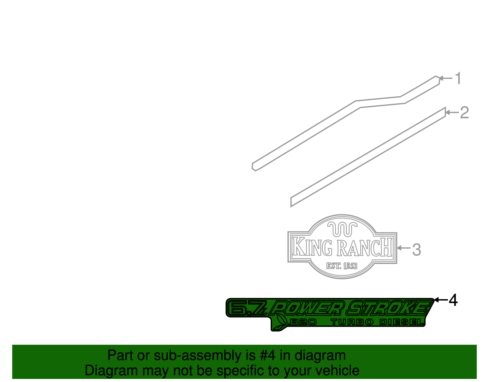 FC3Z-2520000-A - 2011-2016 Ford - Decal | My Ford Parts