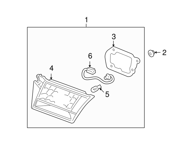 2011 Hyundai Azera Tail Lamp Assembly 92403-3L520 | OEM Parts Online