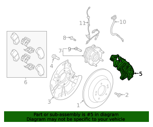 2022 Hyundai Kona Disc Brake Caliper 58311-J9A30 | OEM Parts Online