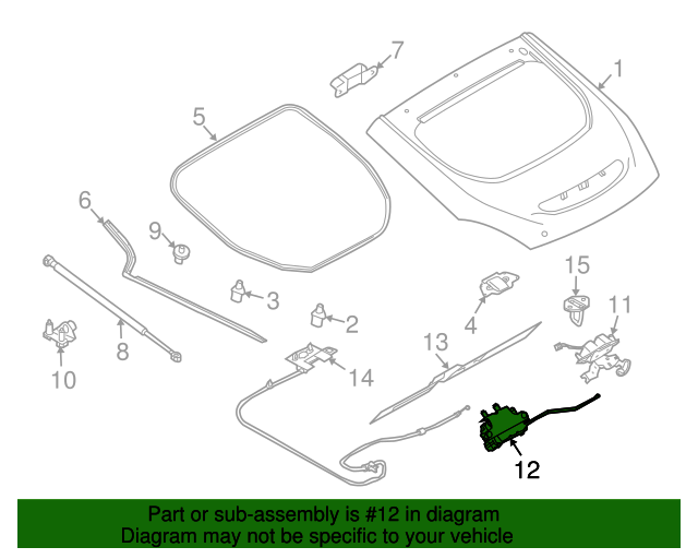 90550-CD00A - Lock Actuator - 2003-2020 Nissan | World OEM Parts Nissan