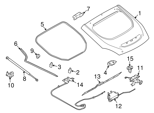 2003-2023 Nissan Lock Actuator 90550-CD00A | OEM Parts Online
