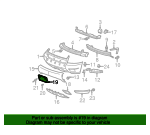 15851090 - Light Charcoal Non-Metallic Front License Plate Bracket 2007 ...