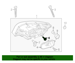 2005-2022 Volvo High Beam Bulb 989750 | OEM Parts Online