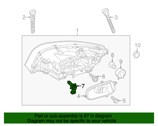 989829 - Headlight Bulb 1998-2022 Volvo | AutoNationParts.com