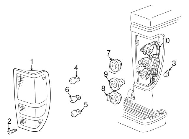 1991-2009 Mazda Bulb EC01-51-0X4 | RealMazdaParts.com