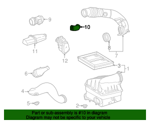 112-141-00-83 - Hose 1998-2005 Mercedes-Benz | Mercedes-Benz USA Parts