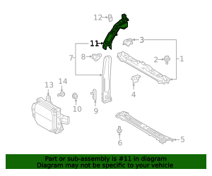 2019-2023 Toyota Support Bracket 53214-0R900 | Toyota Parts Center