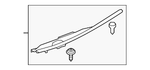 2014-2020 Infiniti Q50 Fender Ledge Cover 65820-4GA0A | Infiniti Parts ...