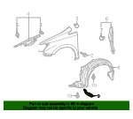 53852-75010 - Fender Liner Pad - 2010-2012 Lexus HS250h | DiscMonster