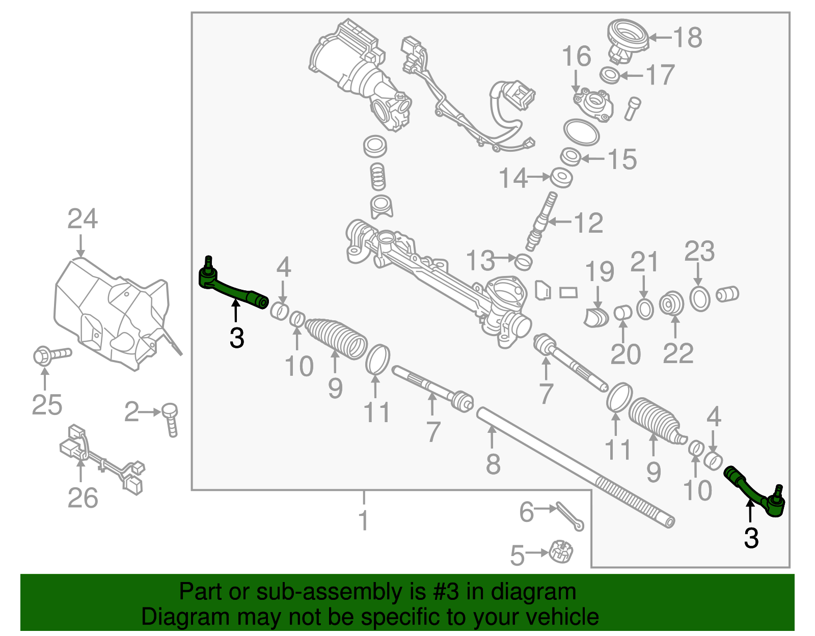 56820-C1000 - Outer Tie Rod 2016-2018 Kia | Kia Cheap Parts