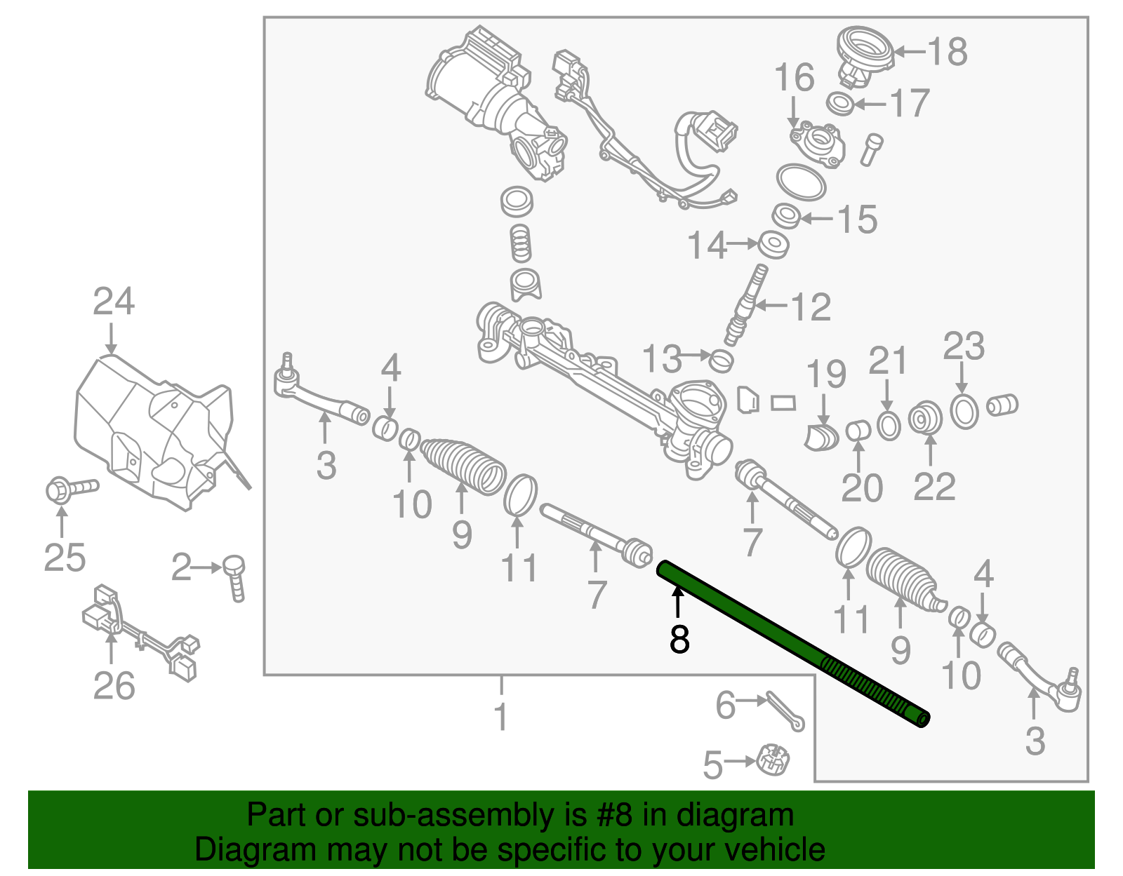 2016-2020 Kia Sorento Rack 57710-C5800 | Retail Performance Auto Parts