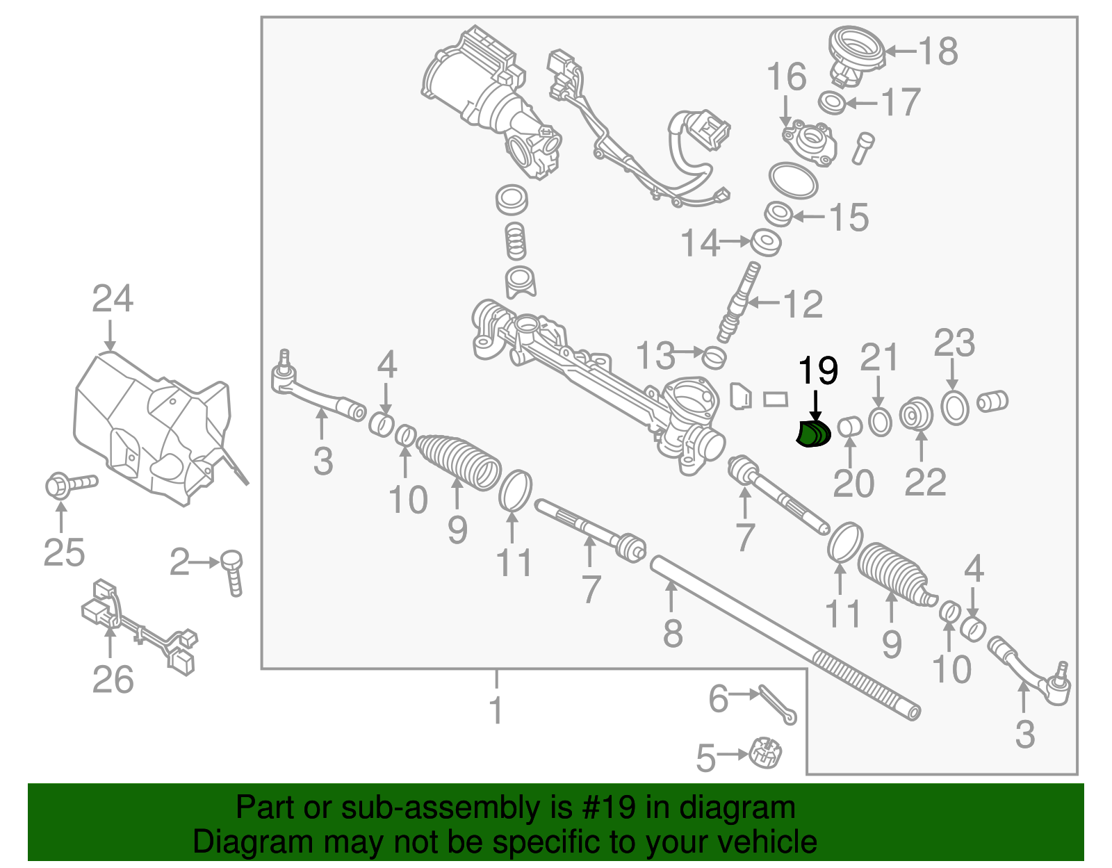 57719-C1170 - Yoke 2019-2020 Kia Sorento | Kia.Parts Store