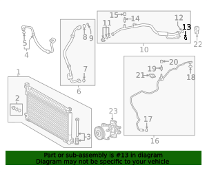 2014-2023 Toyota O-Ring 90068-14011 | Toyota Parts Center