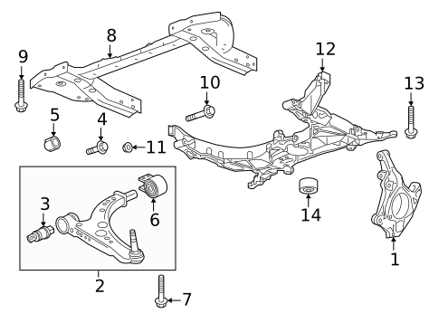 Suspension, Springs & Related Components for 2023 Chevrolet Bolt EUV ...
