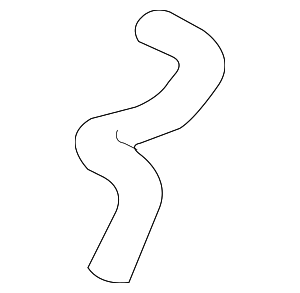 4455A320 - Suction Hose 2008-2017 Mitsubishi | Mitsubishi Direct Parts