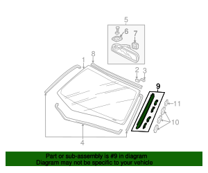 73152-S5A-003 - Garnish Assembly R Front Windshield Side - 2001-2005 ...