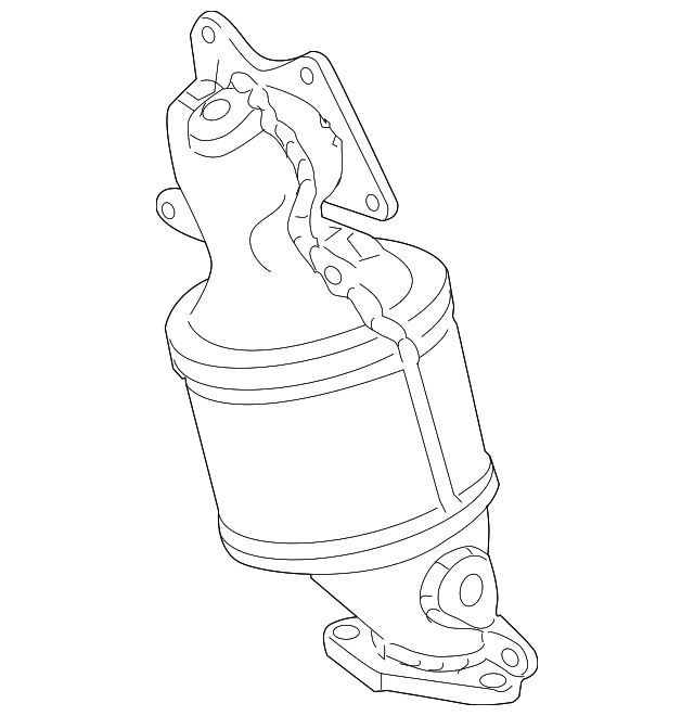 2005-2010 Honda Converter, Front Primary 18190-RGL-A00 | Cheaper Honda ...