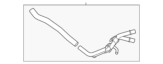 2021-2024 Genesis GV80 HVAC Heater Hose 97311-T6600 | OEM Parts Online