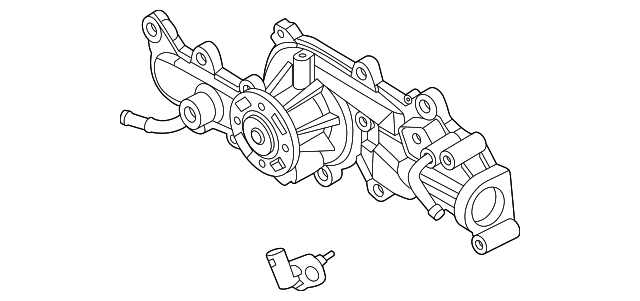 2021-2025 Genesis Water Pump Assembly 25100-3N100 | Retail Performance ...