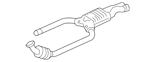 212-490-61-47 - Converter & Pipe 2015-2017 Mercedes-Benz | Mercedes ...